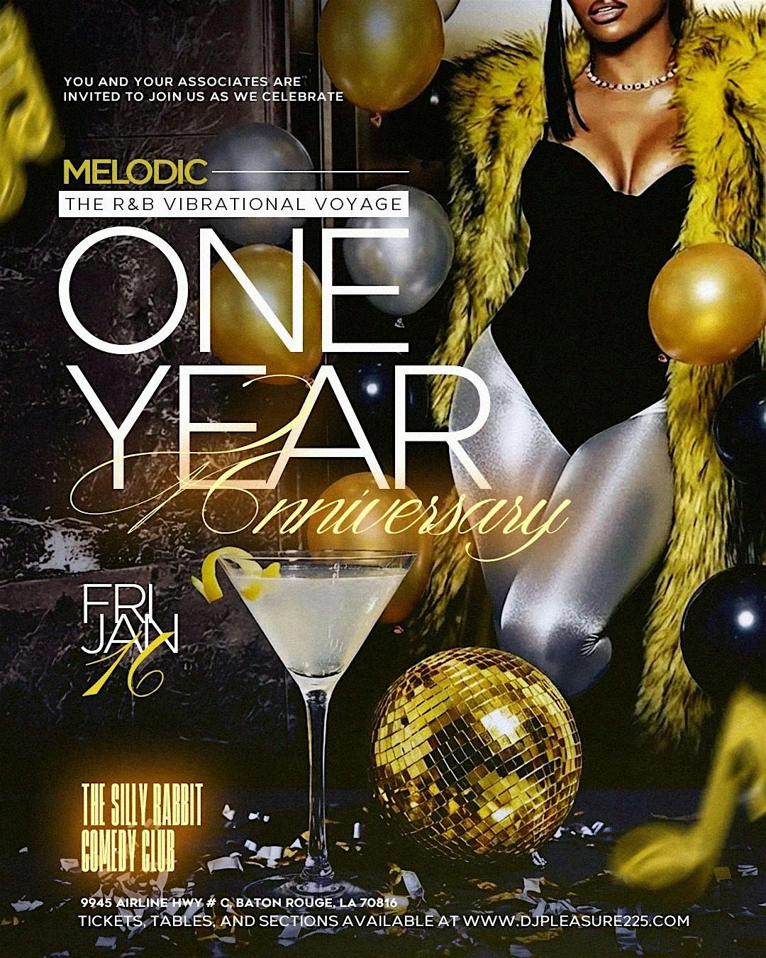 Melodic The R&B Vibrational Voyage 1 Year Anniversary at The Silly ...