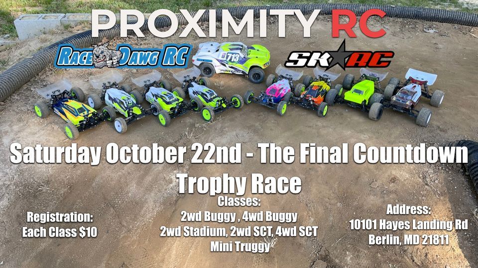 Saturday October 22th - The Final Countdown Trophy Race | 10101 Hayes ...