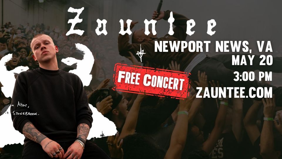 Zauntee FREE Concert! Newport News, VA at Todd Stadium, Newport News on ...