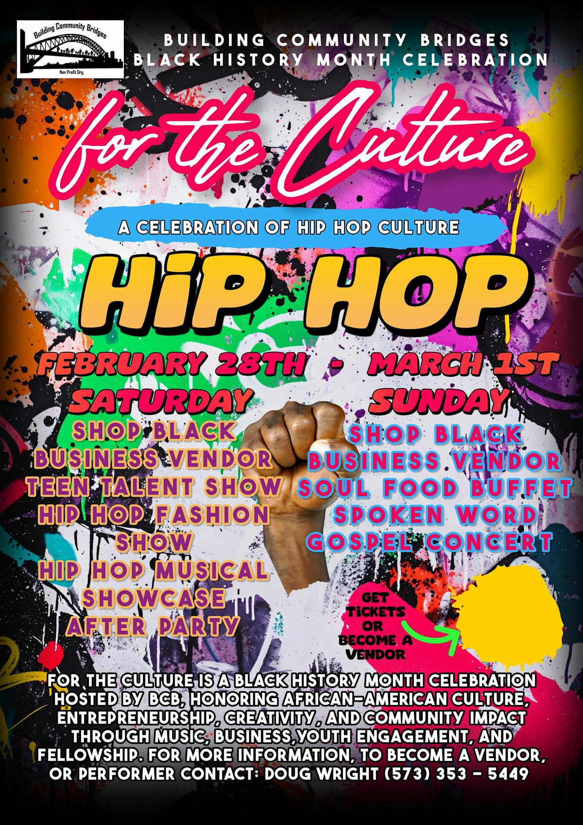 BCB Black History Month 2026: For the Culture, a celebration of HIP HOP ...