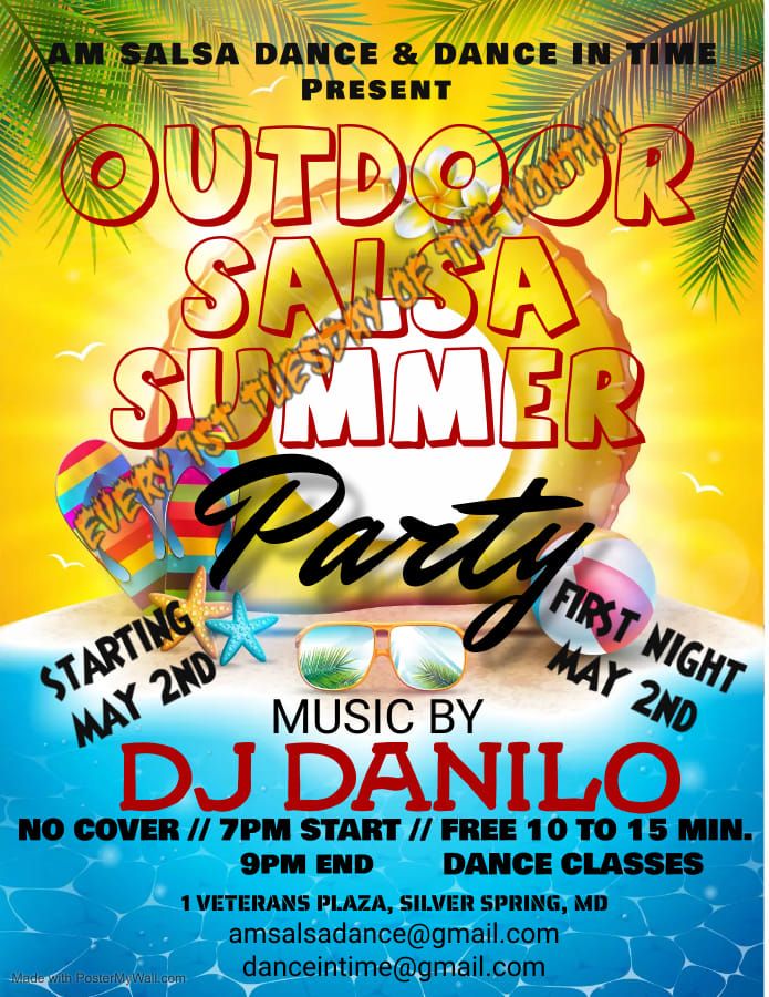 Free Outdoor Salsa Dancing at Veterans Plaza in Silver Spring, MD ...