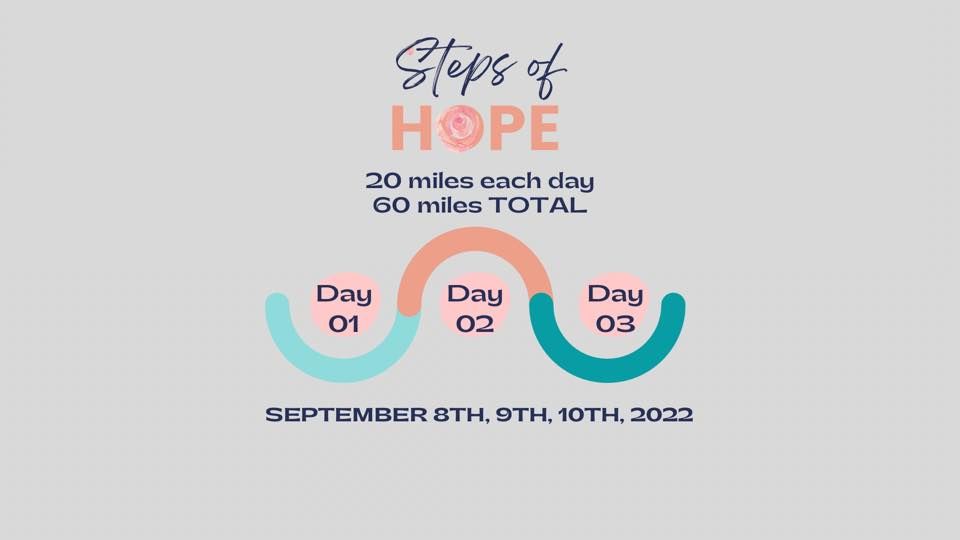 Steps of Hope at Rose Heights Church, Tyler on 8th September, 2022