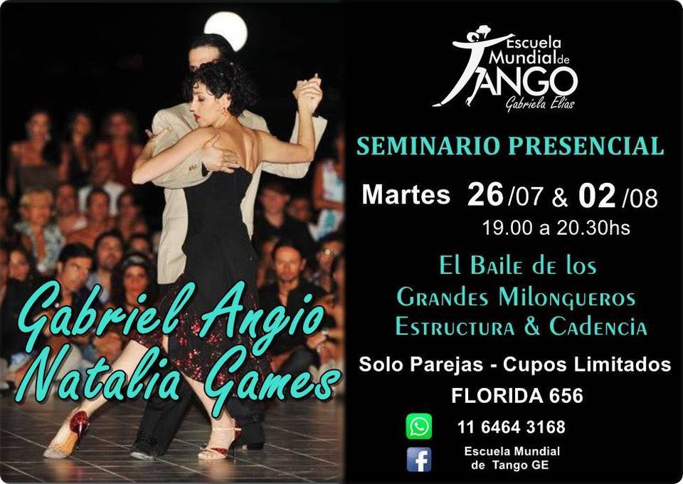 Gabriel ANGIO & Natalia GAMES - El Baile de los Grandes Milongueros at ...