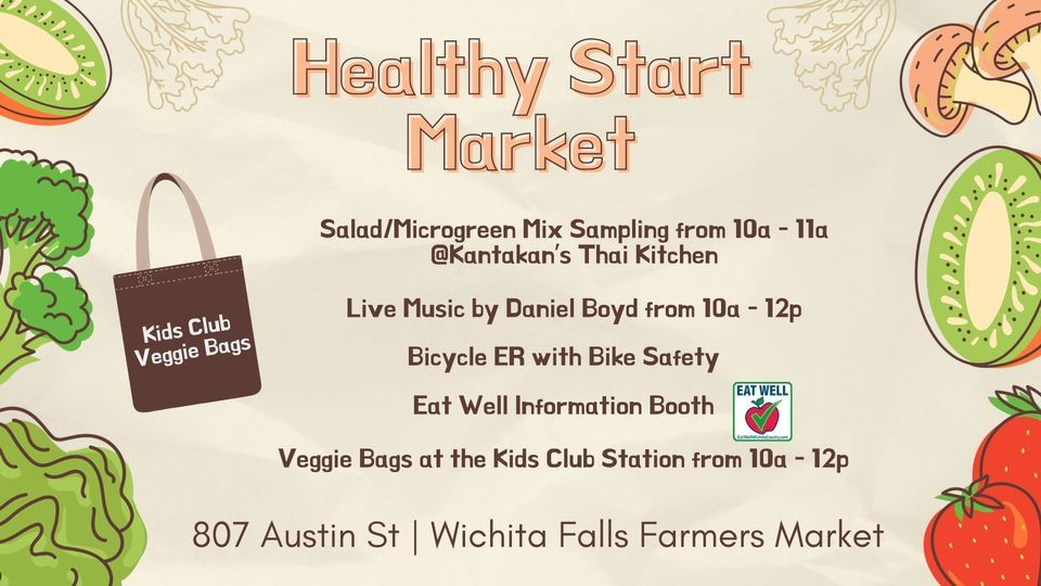 Healthy Start Market at Wichita Falls Farmers Market on 6th January, 2024