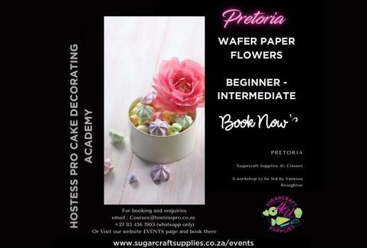 PRETORIA - WAFER PAPER FLOWERS | SugarCraft Supplies 4U formerly ...