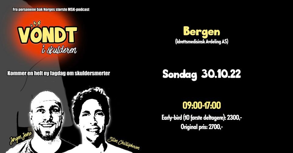 VONDT i skulderen - Bergen AVLYST | Idrettsmedisinsk Avdeling, Bergen ...