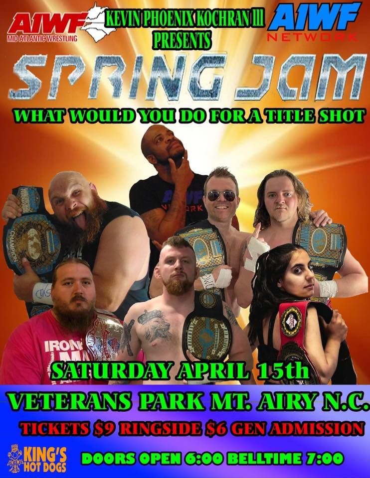 Spring Jam 2023 | Veterans Memorial Park, Mount Airy, NC | April 15, 2023