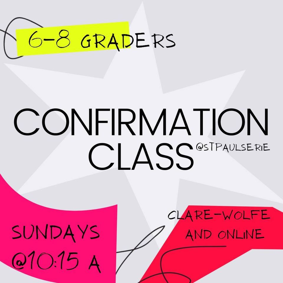 Confirmation Class | St. Paul's Lutheran Church, Erie, PA | April 10, 2022