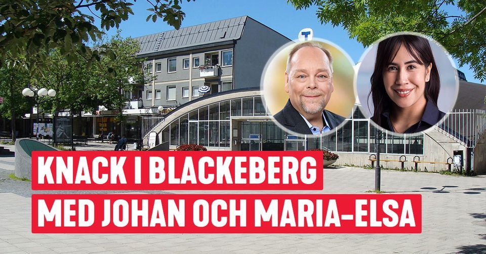 Knack i Blackeberg med Johan och Maria-Elsa at Blackebergs Torg Bromma ...