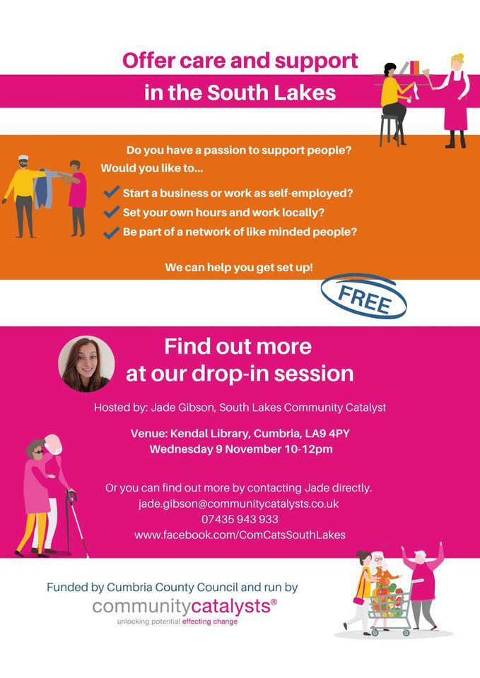 Community Catalysts- Coffee Morning @ Kendal Library at Kendal Library ...