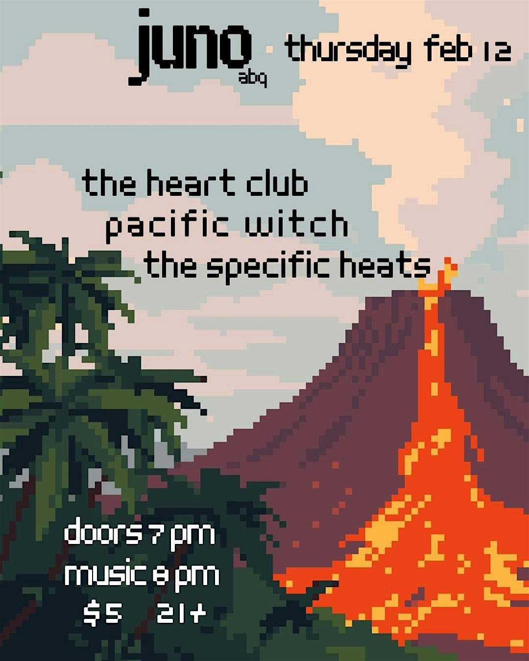 The Heart Club + Pacific Witch (Sacramento) + The Specific Heats at ...