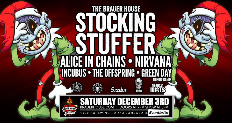 BHouse Stocking Stuffer - Alice in Chains, Green Day, Incubus, The ...
