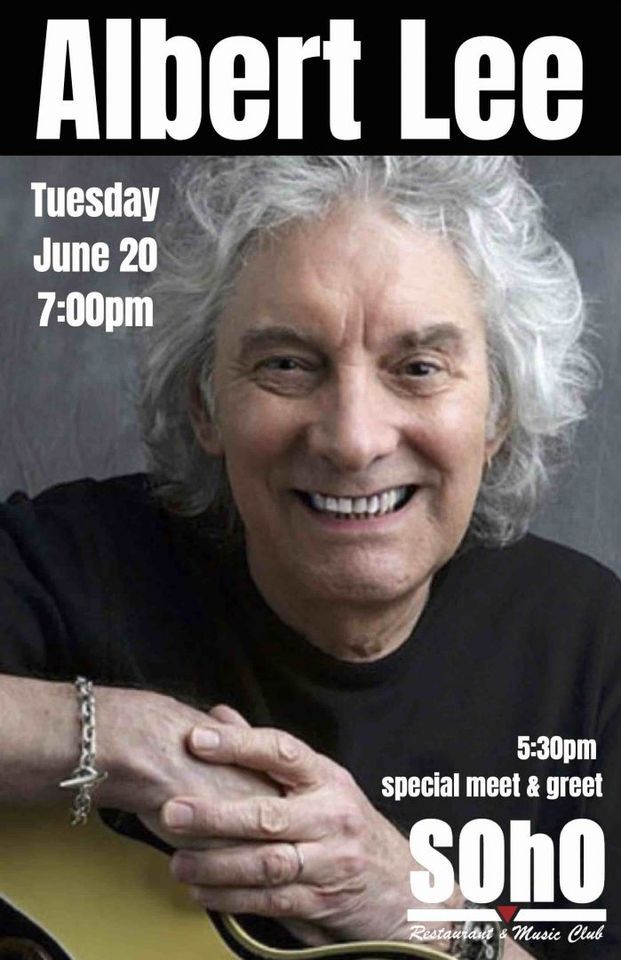 Albert Lee at SOhO Restaurant & Music Venue, Santa Barbara on 20th June ...