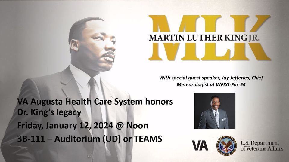 MLK Jr. ceremony at Charlie Norwood VA Medical Center, Augusta on 12th ...