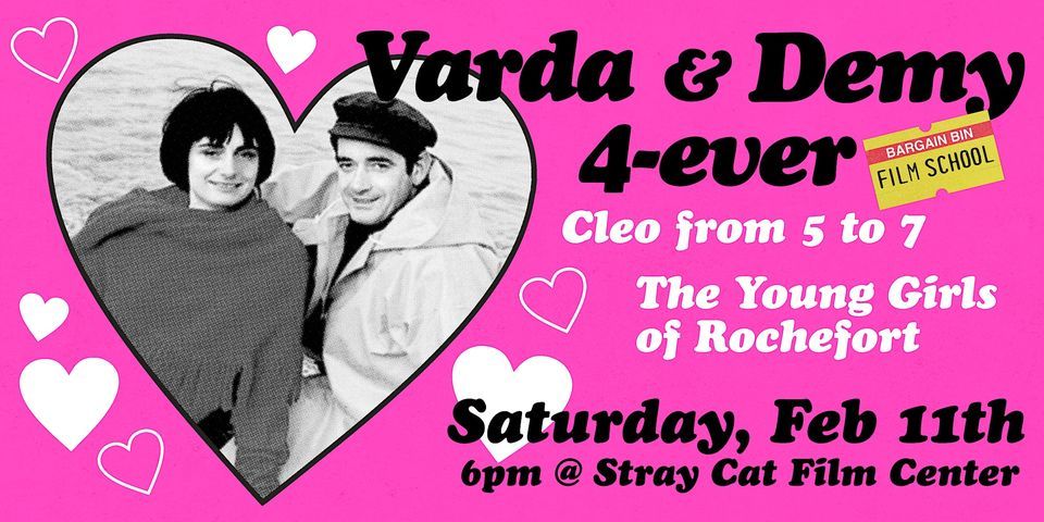 Varda & Demy 4-ever Double Feature | Stray Cat Film Center, Kansas City, KS | February 11, 2023