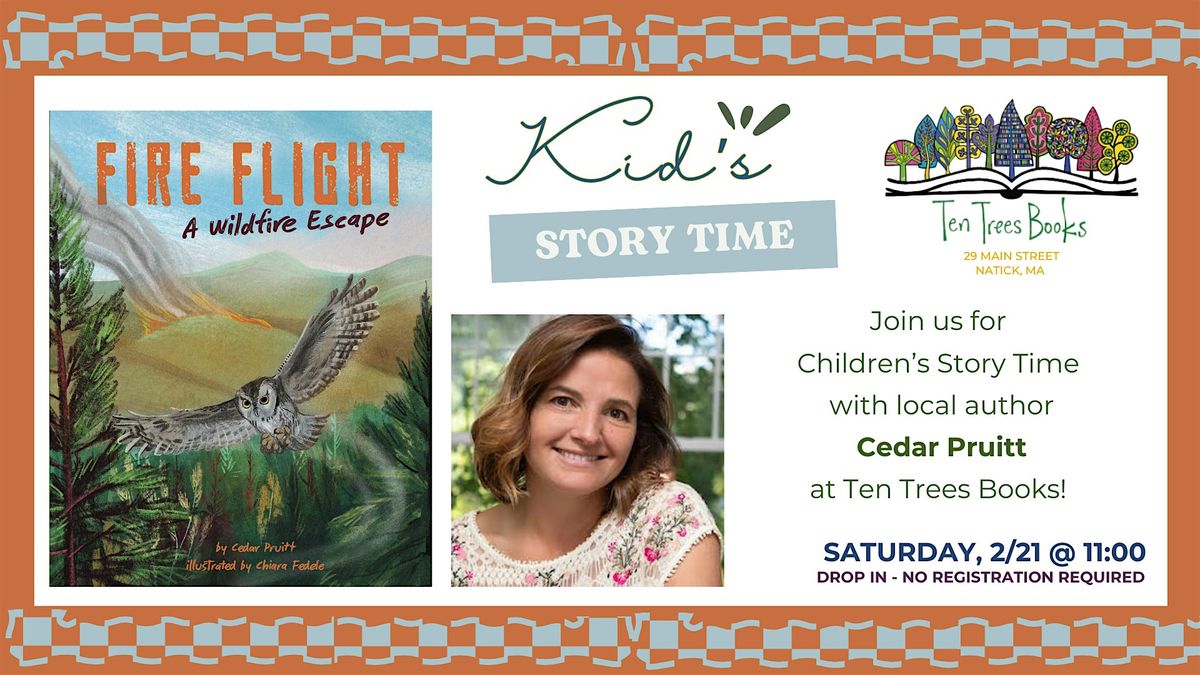 Childrens Storytime with Author Cedar Pruitt at Ten Trees Books at Ten ...