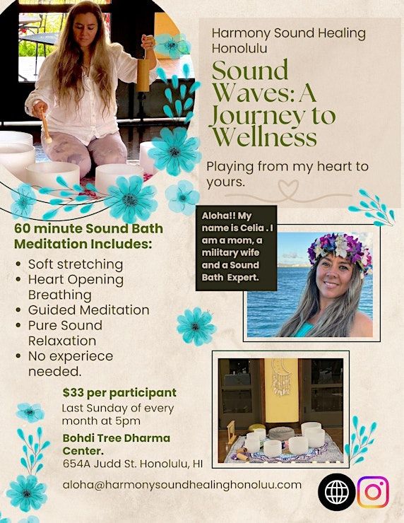 Sound Healing Meditation at Bodhi Tree Dharma Center in Honolulu at ...