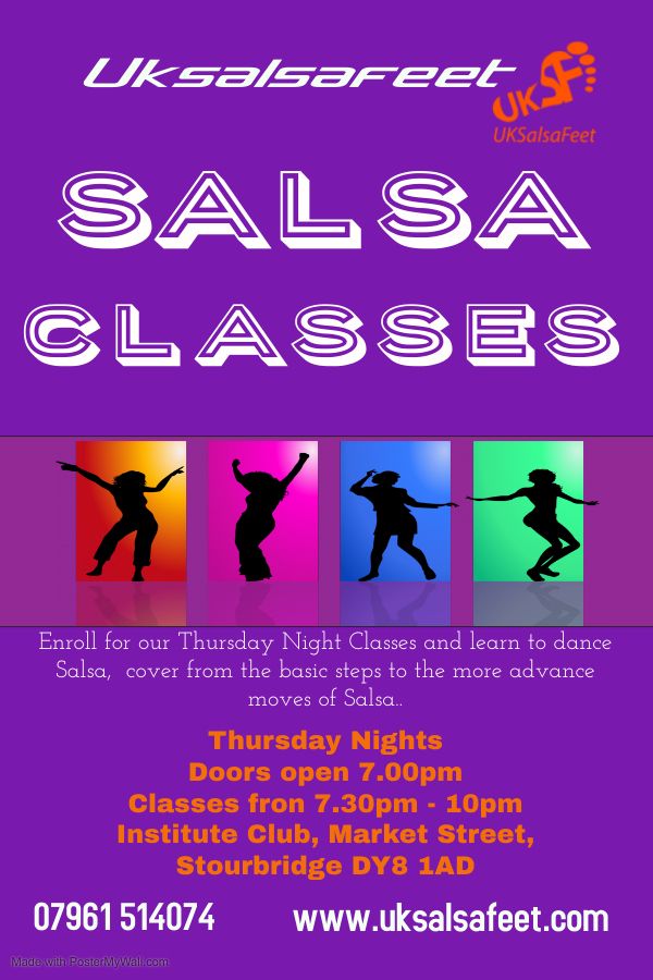 Salsa Classes (Stourbridge) | Stourbridge Institute | January 19, 2023