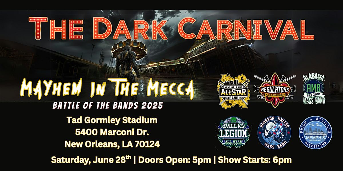 The Dark Carnival: Mayhem in the MECCA 2025 | Tad Gormley Stadium, New ...