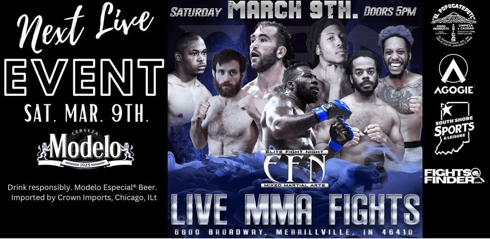 Elite Fight Night 22 at Merrillville Parks and Recreation on 9th March ...