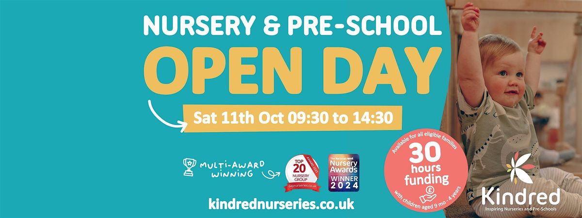 Kindred Winterbourne Earls Nursery and Pre-School Open Day - 11th ...