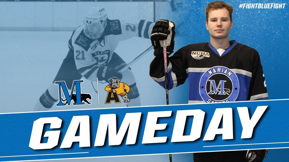 Marian NCAA Mens Hockey vs. #2 Adrian at Fond du Lac Blue Line Family ...