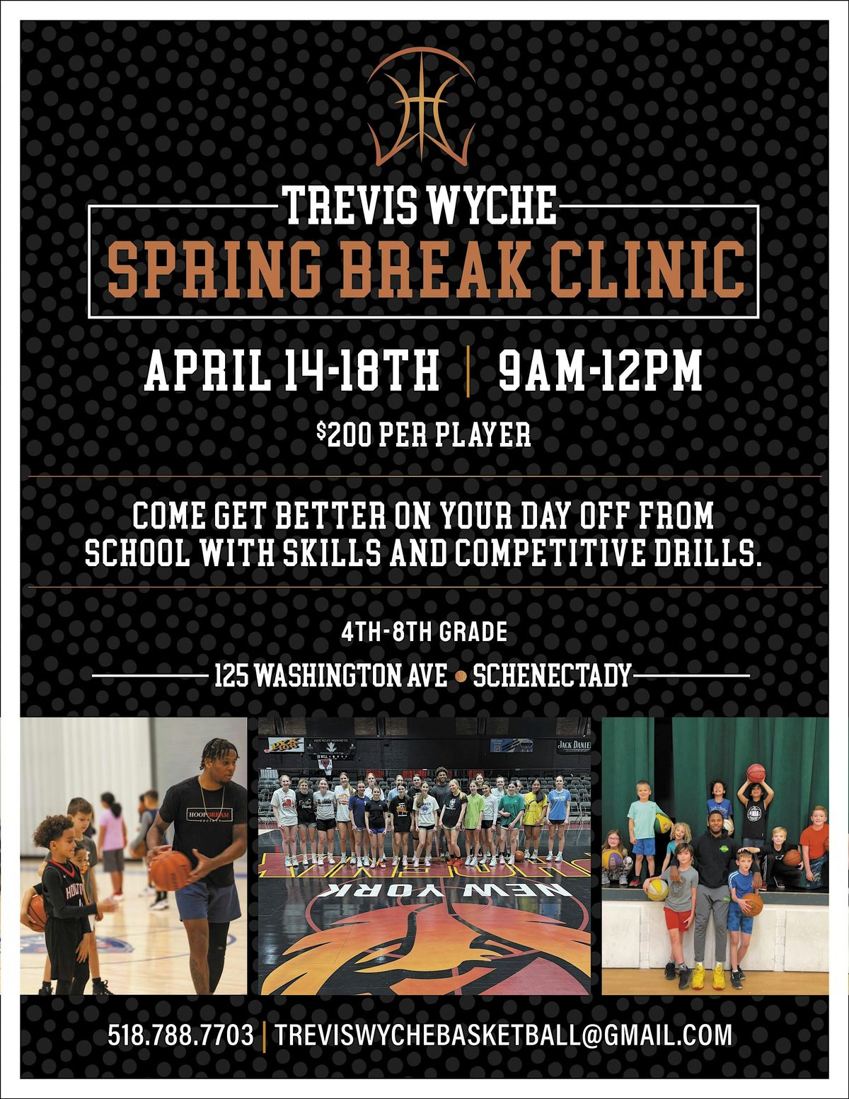 Trevis Wyche Spring Break Clinic at Armory Studios NY, Schenectady on ...