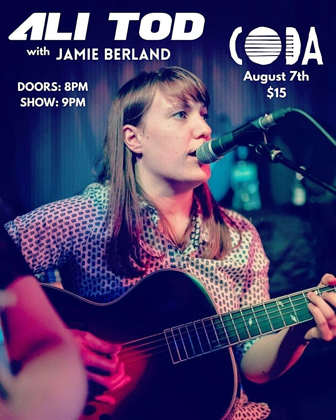Ali Tod | Jamie Berland at CODA at CODA, Cleveland on 7th August, 2025