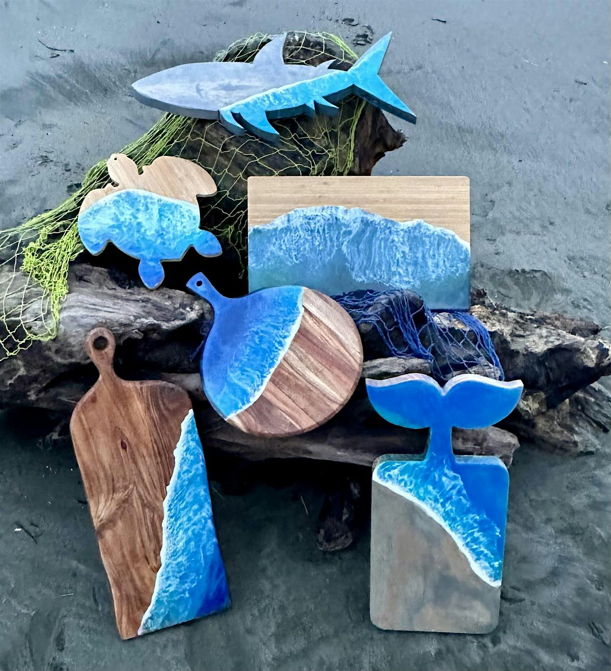 Nauti Shark Coochie Board at Barhop Artisan Pizza Sequim on 31st March ...