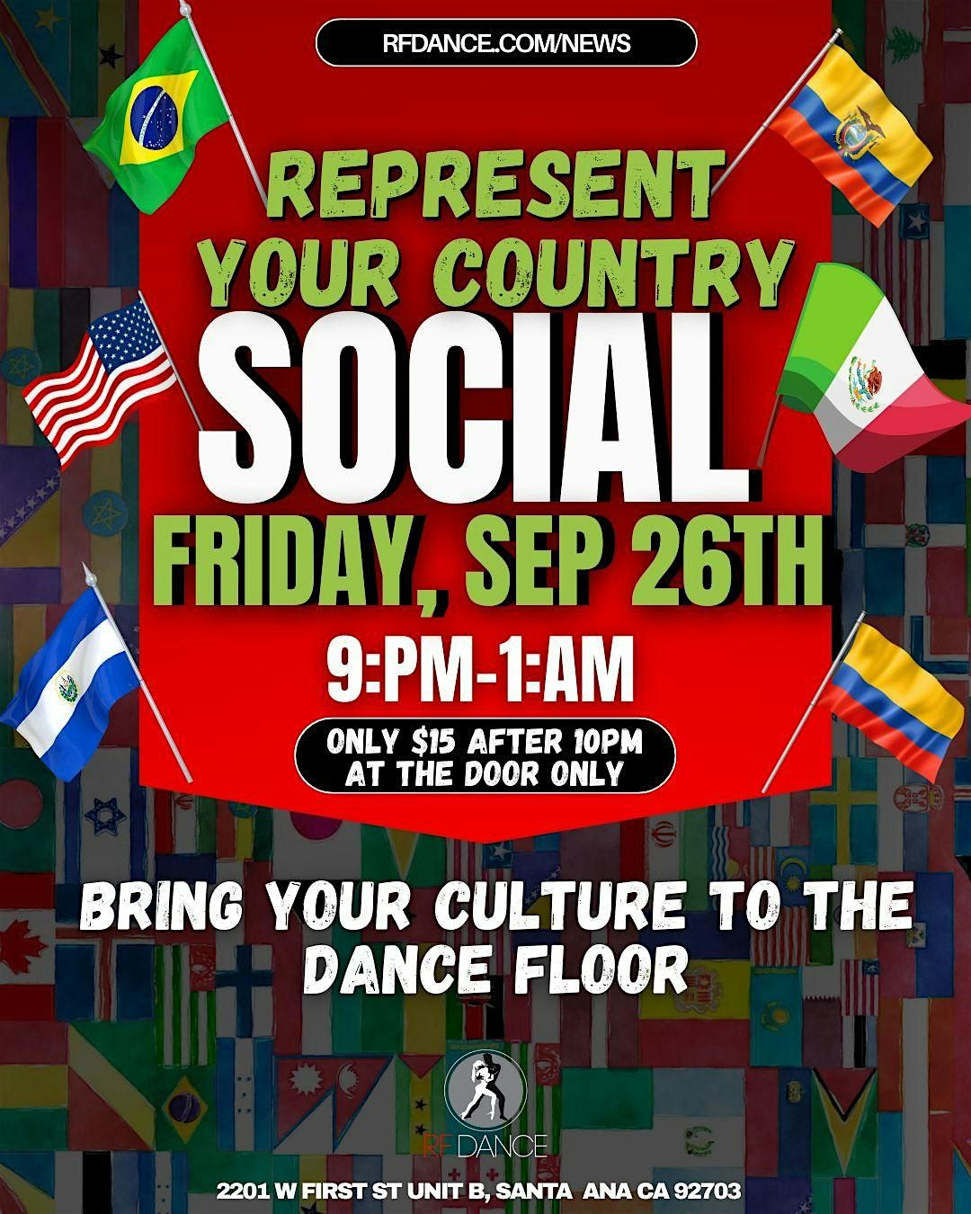 Represent Your Country Social at 2201 W 1st St, Santa Ana on 26th ...