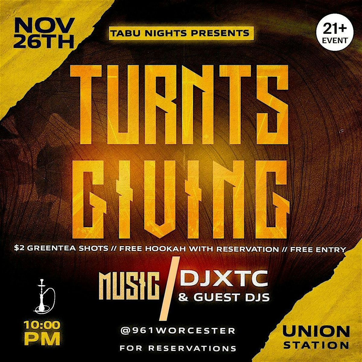 Thanksgiving Eve Party at 961 Restaurant and Lounge at 961 Restaurant ...
