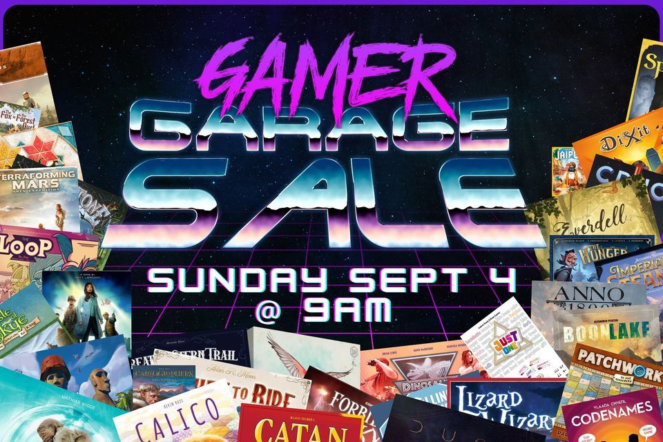 Gamer Garage Sale 2022 at Empire Board Game Library, Albuquerque on 4th ...
