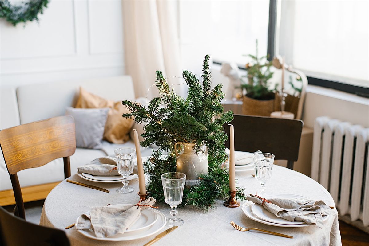 Christmas Table Styling with Plants Marcus Hamence at Goolwa Library on ...