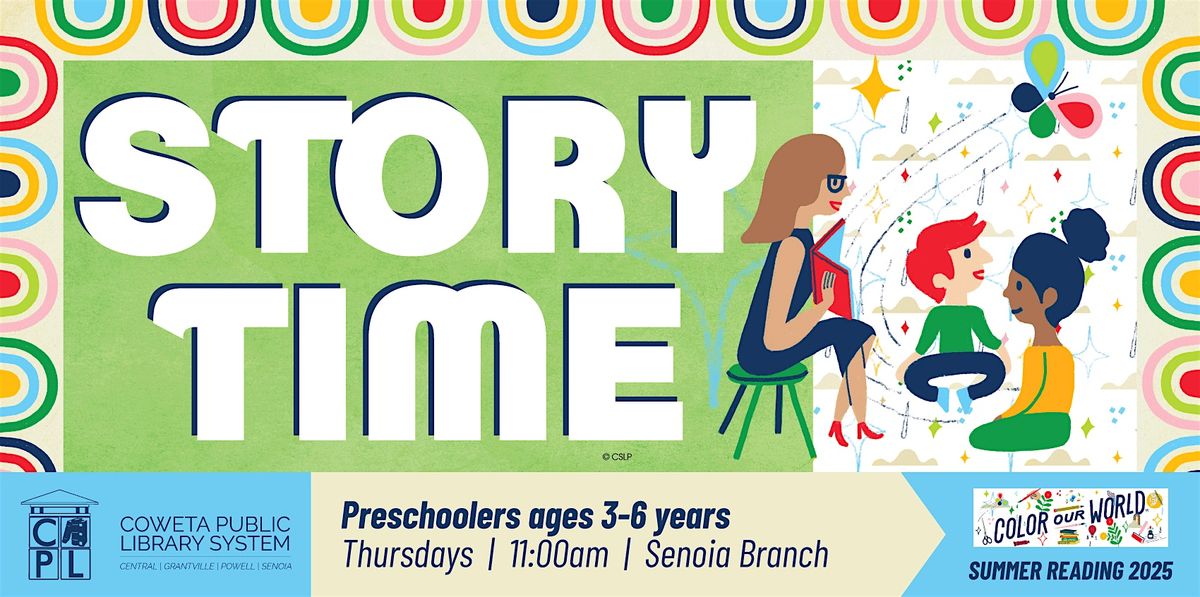 Summer Preschool Story Time at Senoia Branch Library on 5th June, 2025