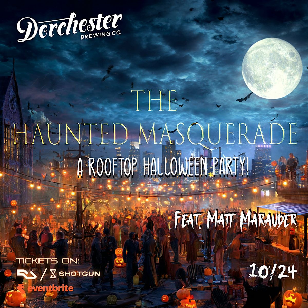 The Haunted Masquerade - A Rooftop Halloween Dance! at Dorchester ...
