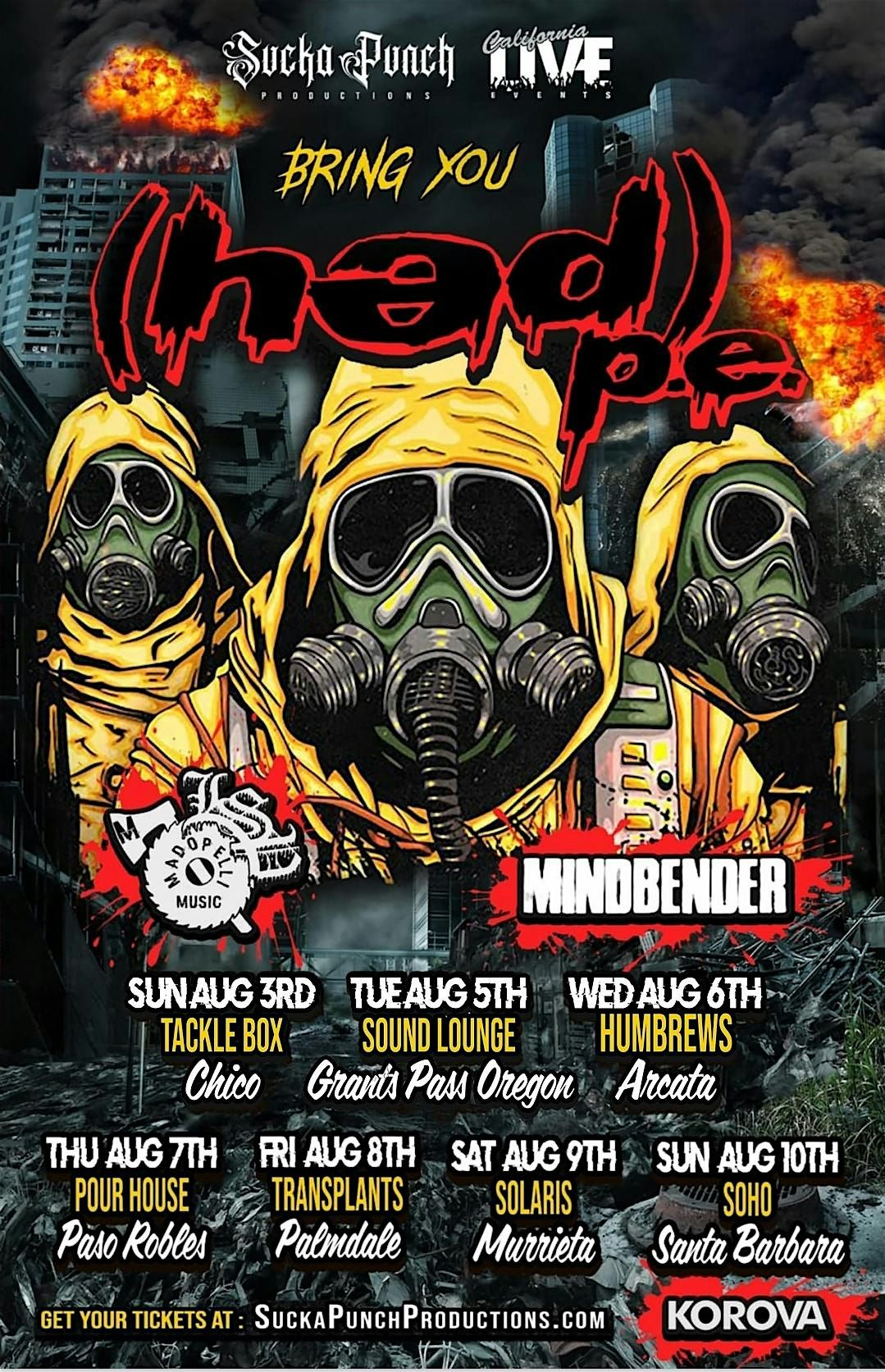 HED PE Tour | SOhO Restaurant & Music Club, Santa Barbara, CA | August 10, 2025