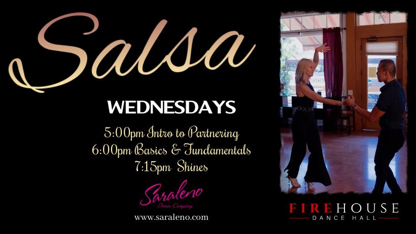 SALSA Wednesdays with Saraleno | Firehouse Dance Hall, Medford, OR ...