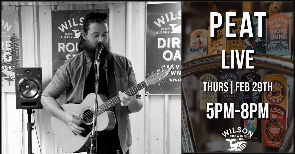 PEAT | Live at Wilsons Brewery bar | Wilson's Brewery Bar, Albany, WA ...