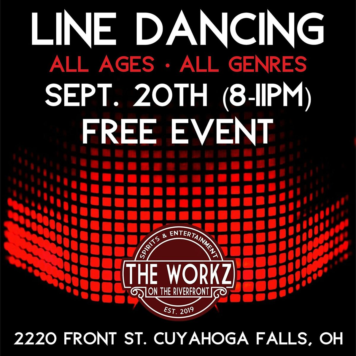 LINE DANCING (ALL GENRES) at 2220 Front St, Cuyahoga Falls on 20th ...