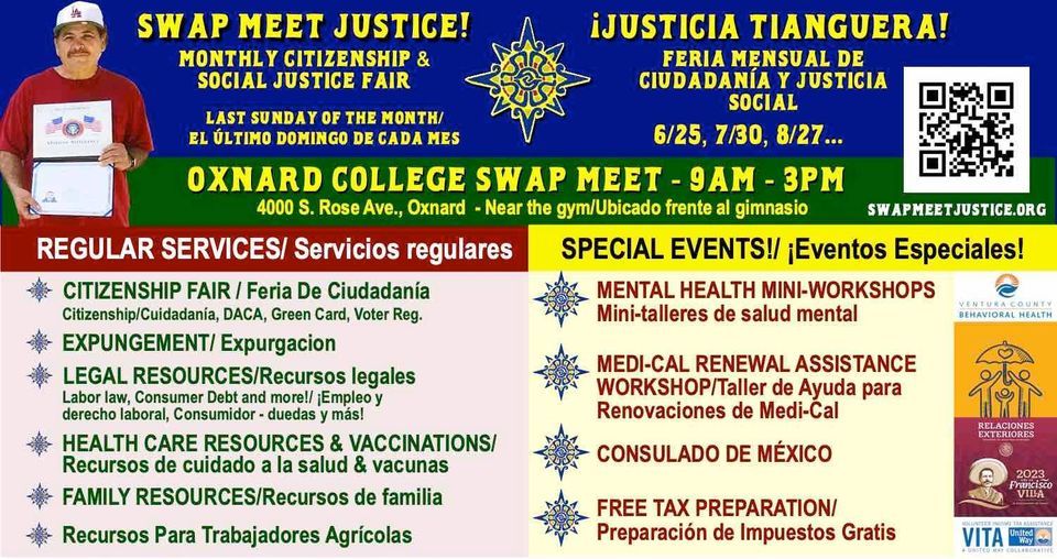 Swap Meet Justice - Monthly Social Justice Fair/ Justicia Tianguera ...