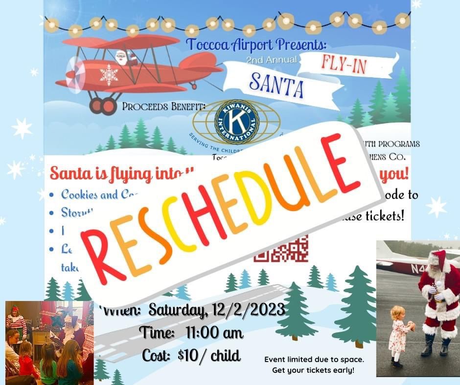 Santa Fly In at Toccoa Airport on 9th December, 2023