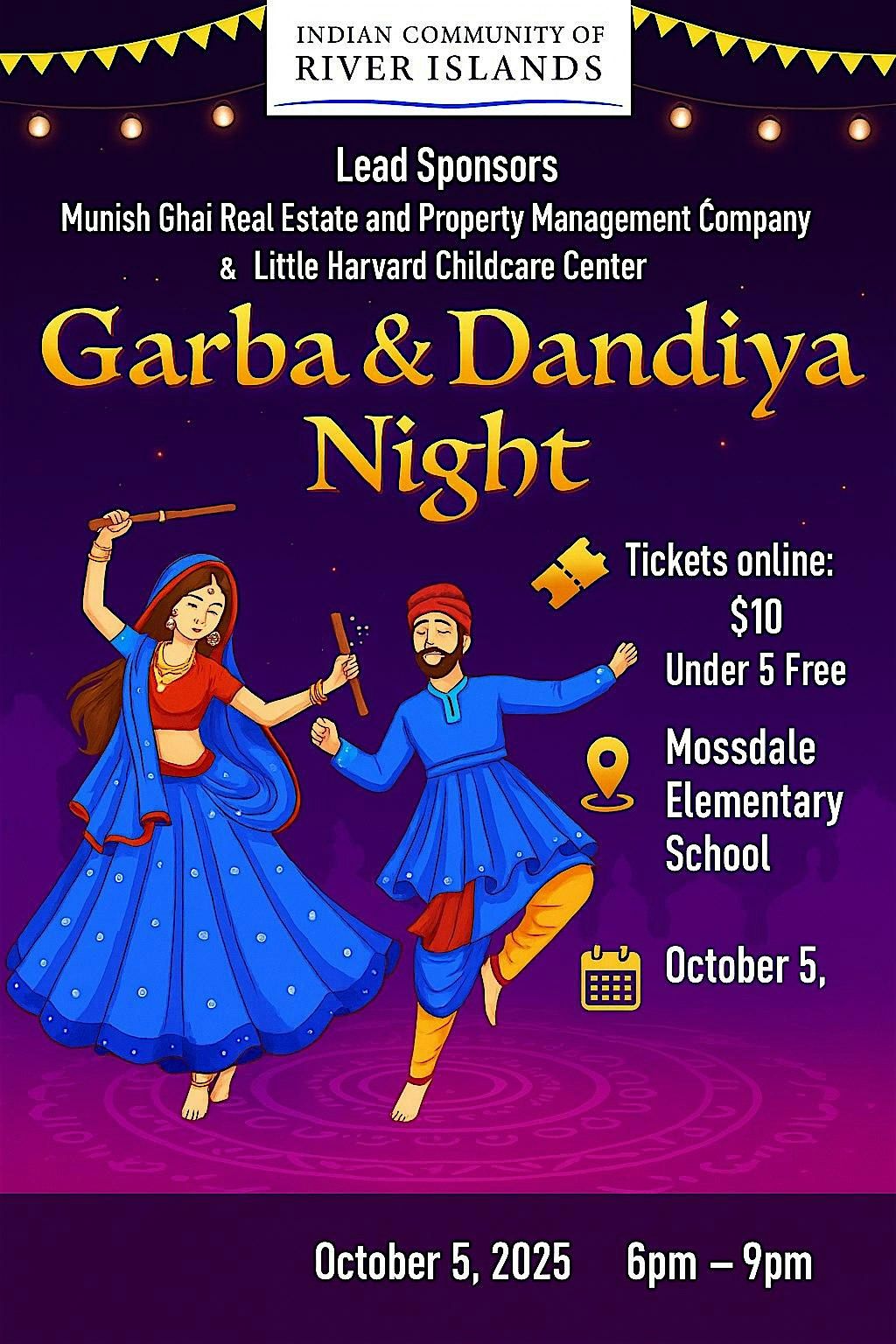 Indian community of River Islands Garba night -2025 | Mossdale ...