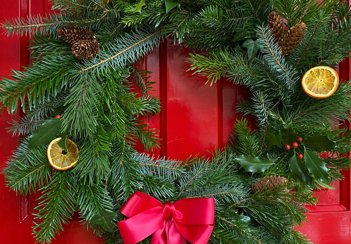 Christmas Wreath making workshop experience in Leeds at Adel Wreath ...
