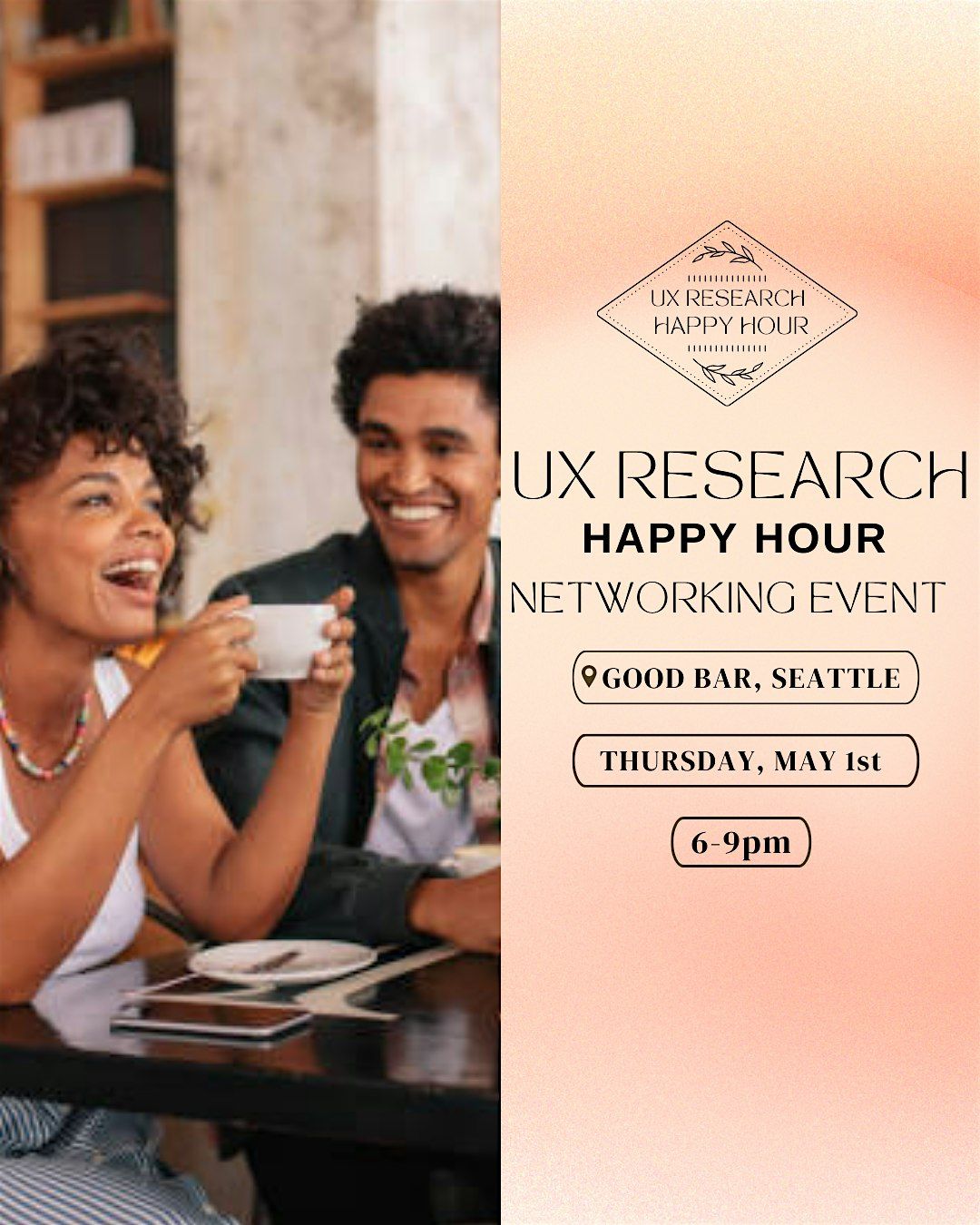 UX Research Happy Hour Networking Event at Good Bar, Seattle on 1st May, 2025