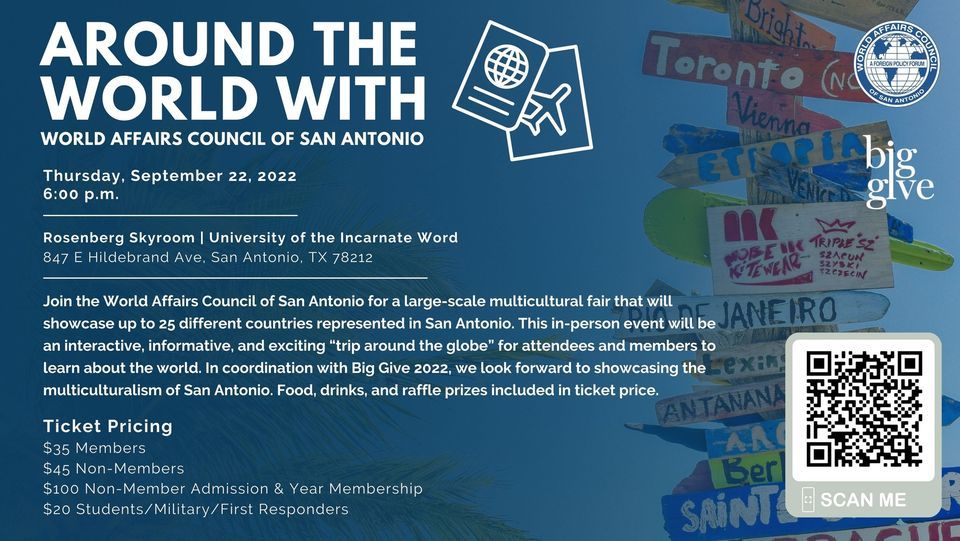 Around the World Multicultural Fair - Big Give | Rosenberg Sky Room ...