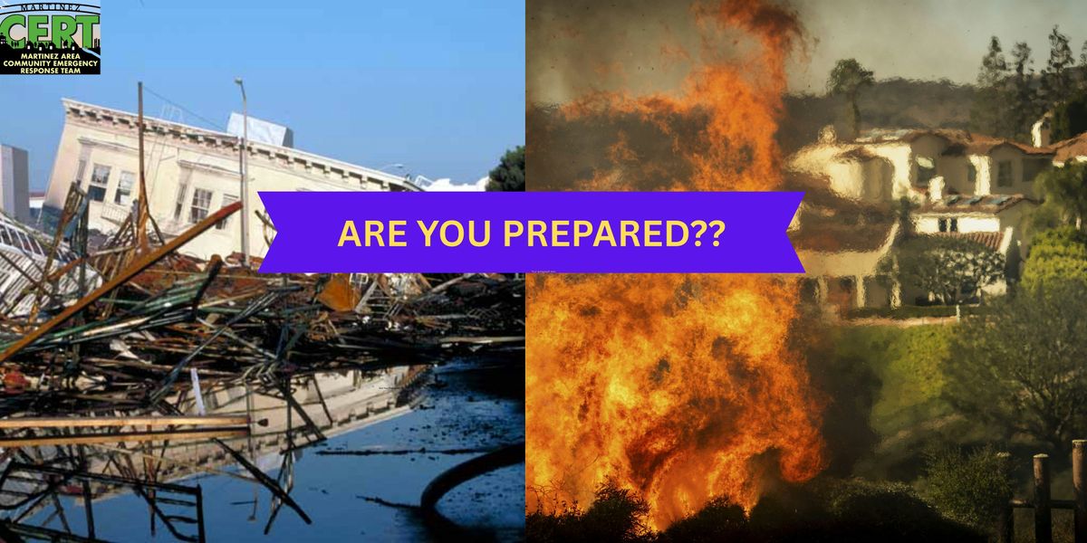 Personal Emergency Preparedness | Martinez Campbell Theater | May 17, 2025