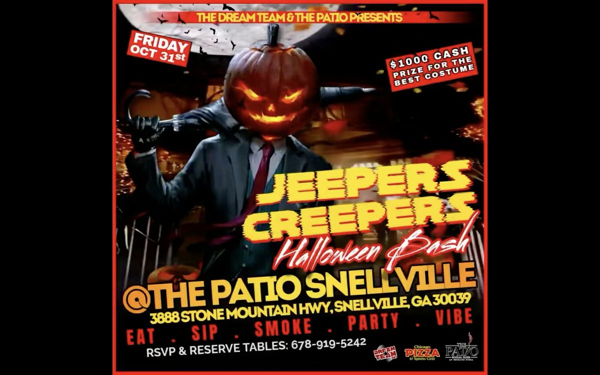 Jeepers Creepers Halloween Costume Party at The Patio Social Club ...