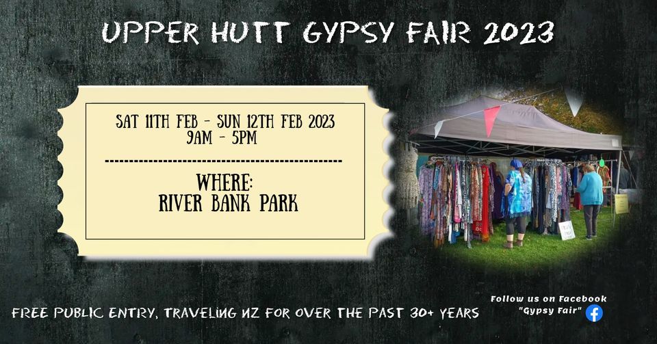 Upper Hutt Gypsy Fair 2023 at Riverbank Park, Upper Hutt on 11th ...
