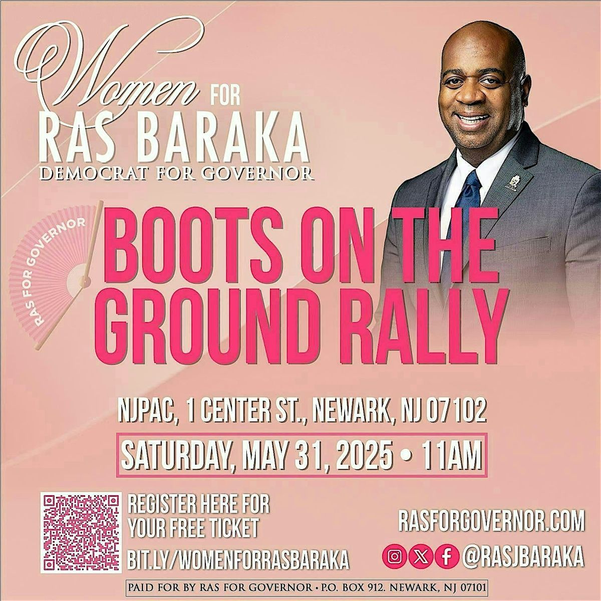 Women For Baraka-Boots On The Ground Rally at New Jersey Performing ...