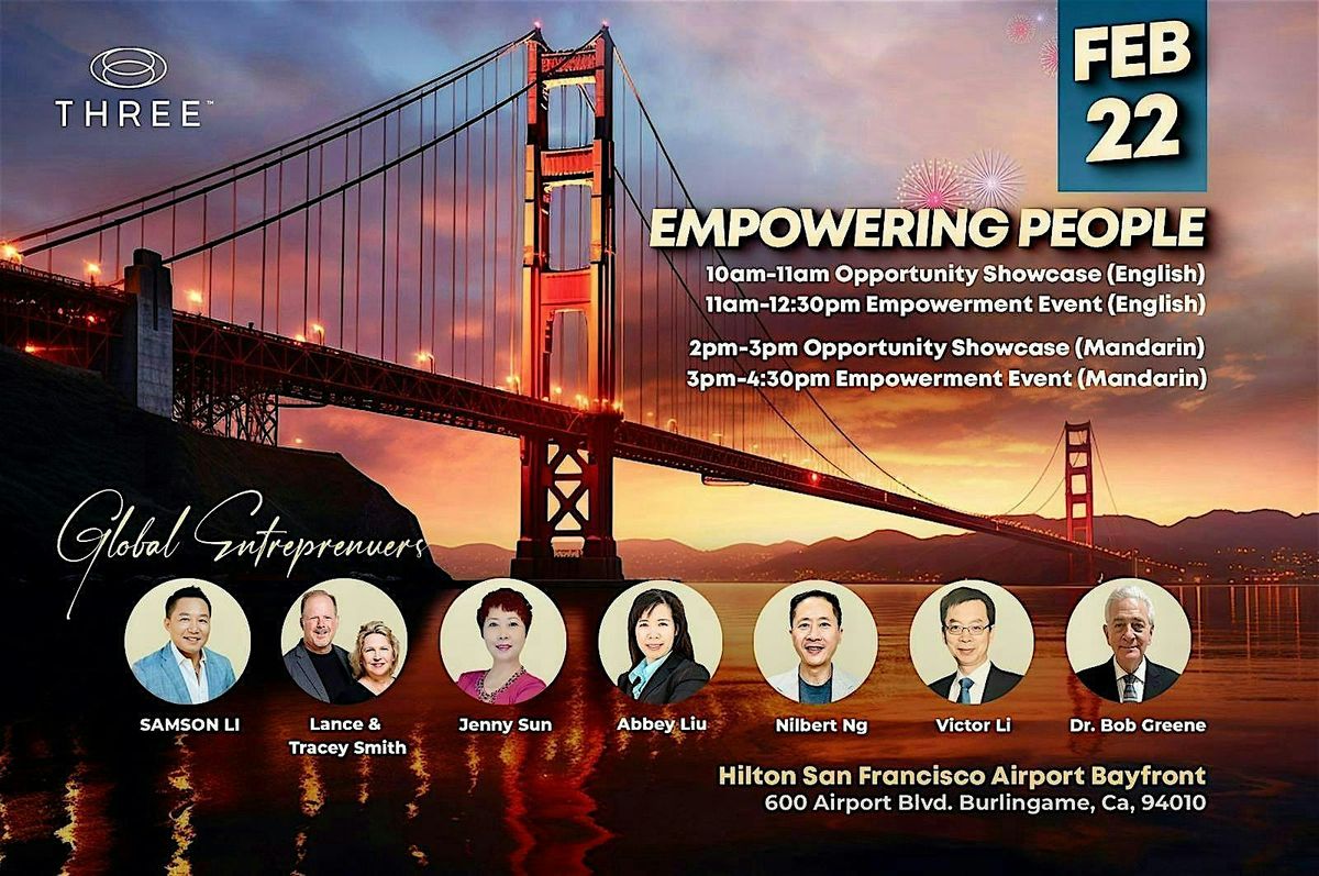 Empowering People - Saturday 2/22/2025 | Hilton San Francisco Airport ...